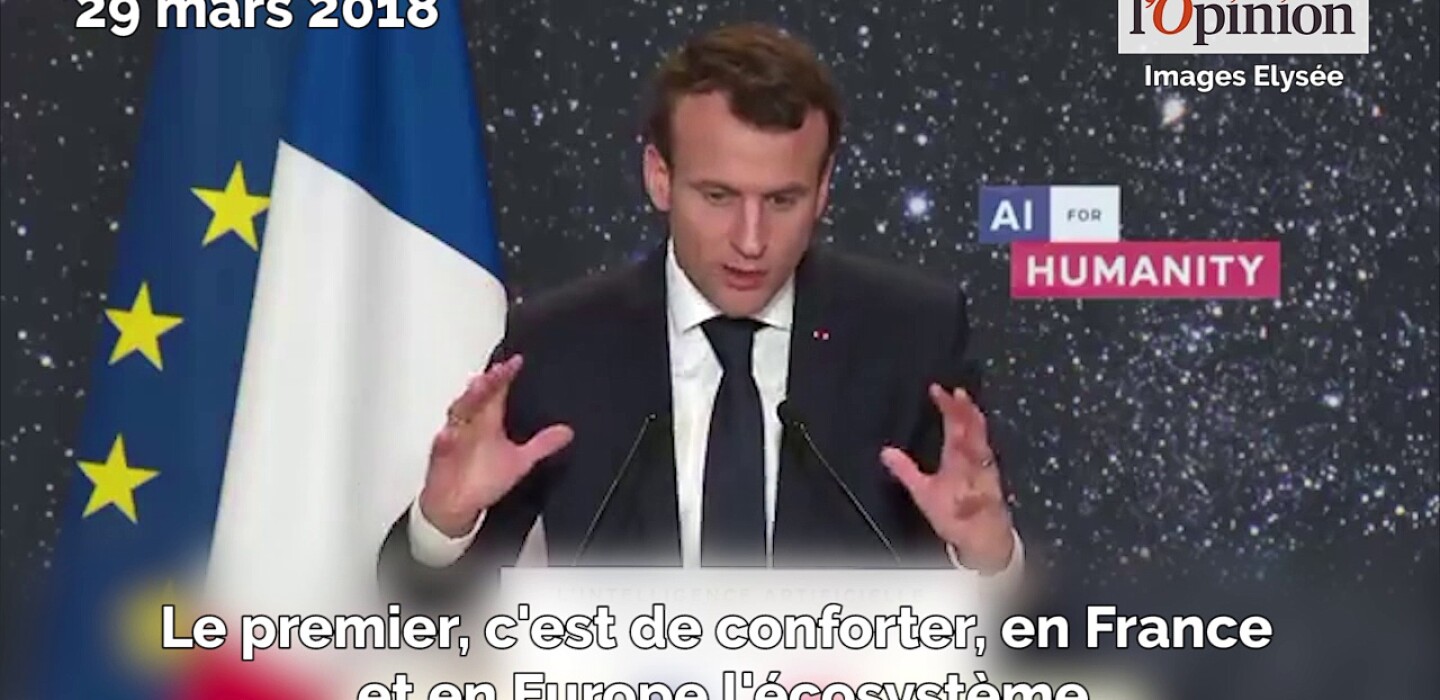 Macron dévoile son plan pour l’intelligence artificielle - l'Opinion