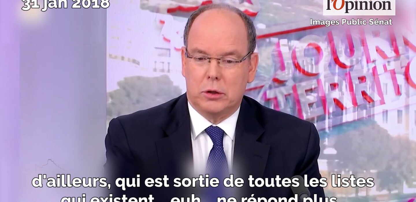 Un peu gêné, Albert répète que Monaco n’est plus un paradis fiscal - l ...